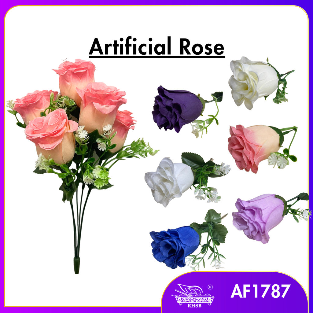 ARTIFICIAL BUD ROSE / ROSE FLOWER / VINTAGE ROSE/ BUNGA ROSE / BUNGA ...