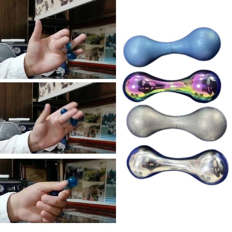 Alloy Titanium Exquisite Knucklebone Fidget Spinner With Visual And ...