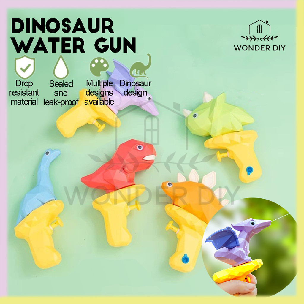Cute Dino water gun/Dinosaur water spray squirting gun 3D Dinosaur ...