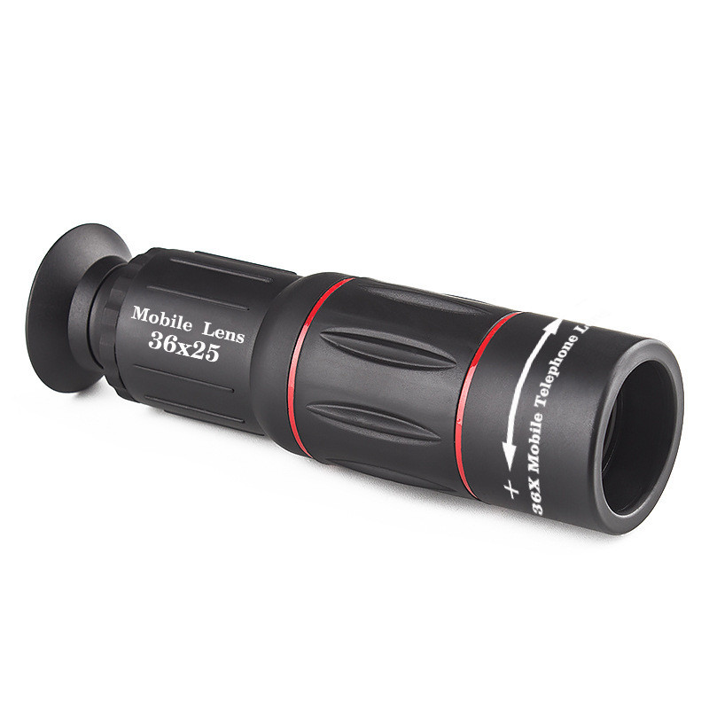 Hot Sale External Telephoto Lens Optical Glass 18 Times HD Adjustable ...