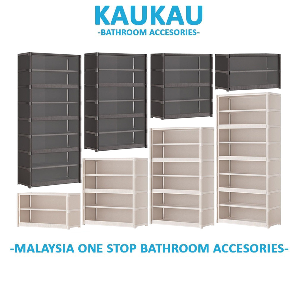 KAUKAU Modern Shoe Cabinet With Transparent Display Rack Multi-Layer ...