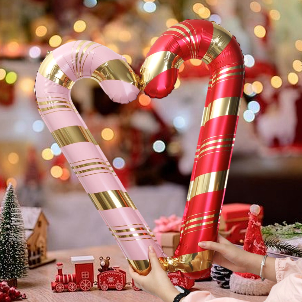 5/20PCS Large Merry Christmas Decor Balloon - Candy Cane Inflatable ...