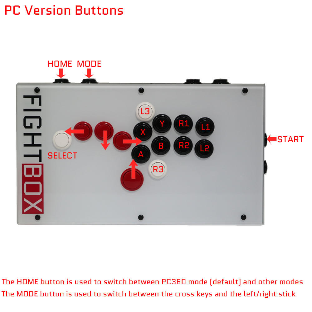 FightBox F10 Battle Board - UP5 Daigo Style Hitbox Style Arcade ...