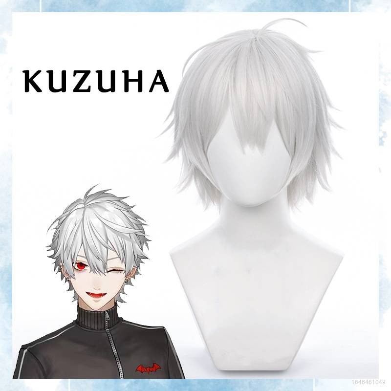 Sam ANYCOLOR Vtuber - Kuzuha short silver wig for cosplay. Halloween ...