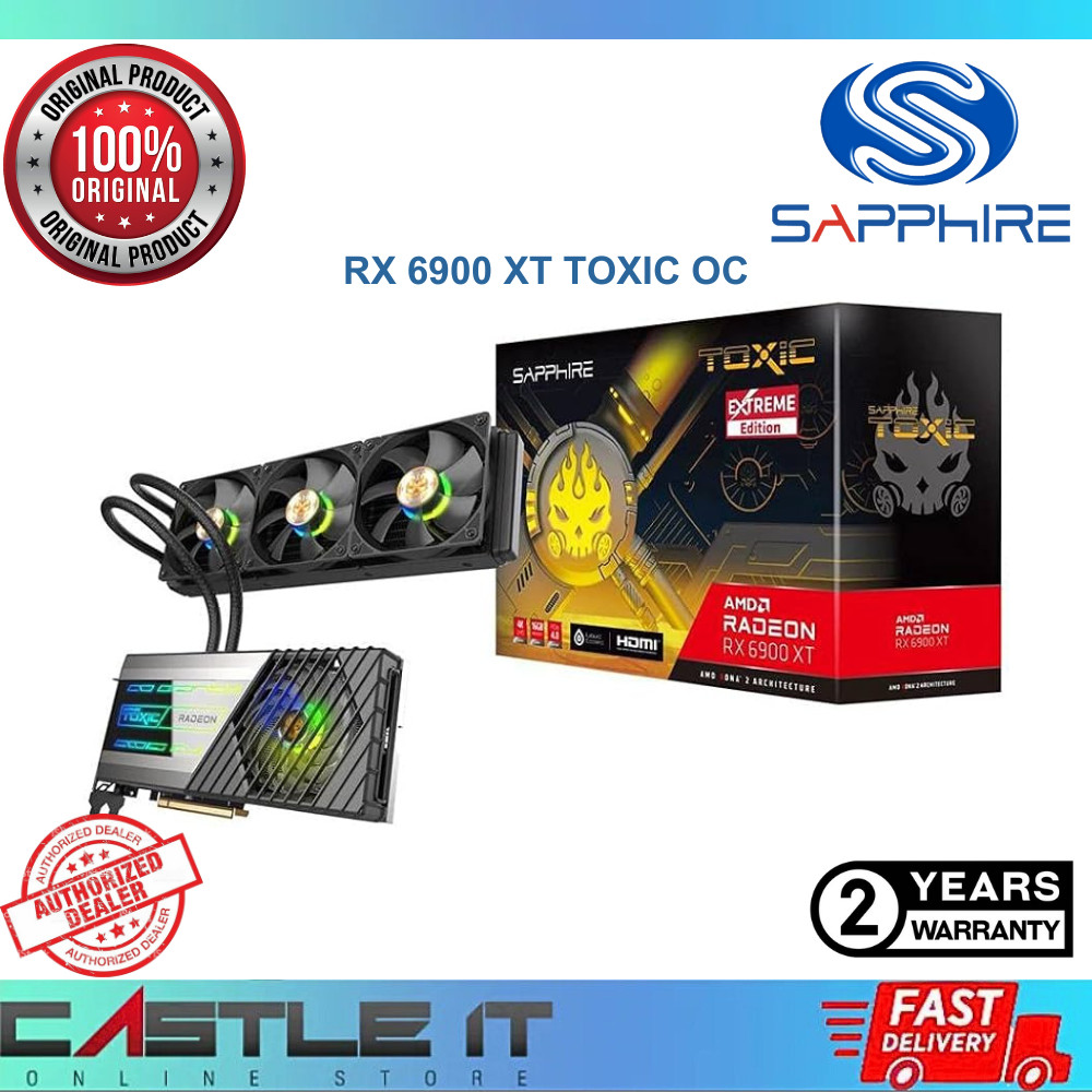 Sapphire RX 6900 XT TOXIC OC Extreme Edition LE 16GB GDDR6 AMD ATI ...