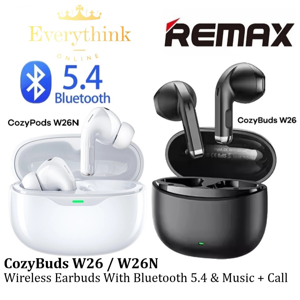 REMAX WIRELESS TWS EARBUDS COZYBUDS W26N (BT 5.4/ ANC NOISE ...