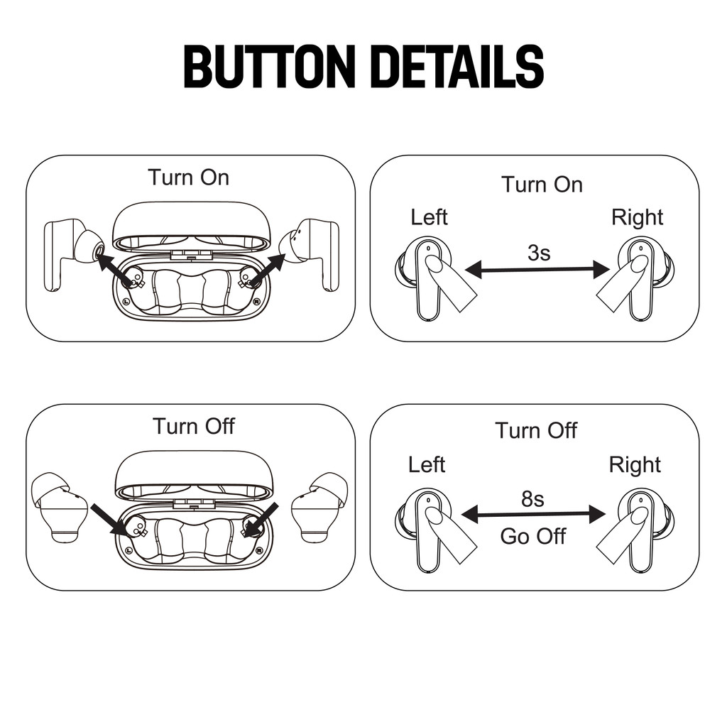 VF Xtreme Pro 9 TWS Gaming Earbuds 15ms Low Latency with 2.4Ghz Dongle 3D Stereo Sound VR ...