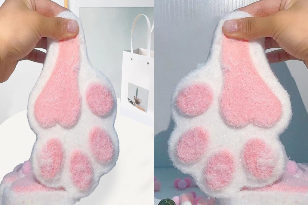 Yuxihon| Cat Paw Stress Toy Kids Cat Paw Toy Colorful Cat Paw Squishy ...