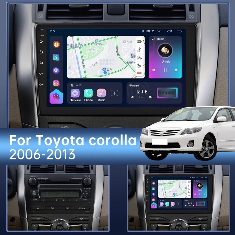 (8GB+128GB) Evean 9"inch Octa Core Car Android Radio Multimedia Player ...