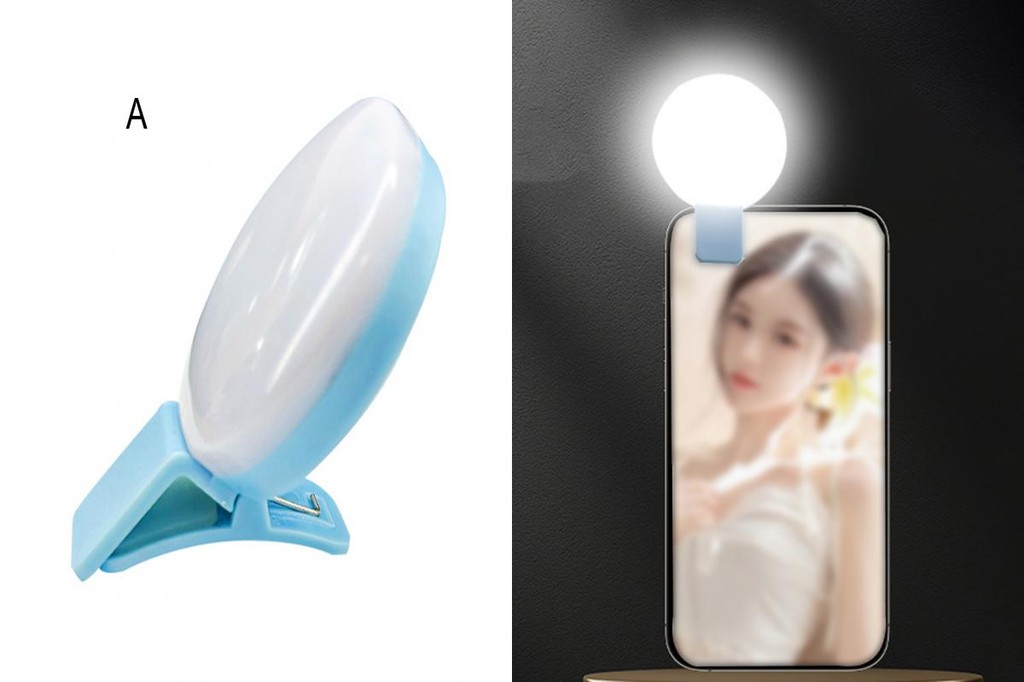Noise-reducing Clip-on Led Light Led Selfie Light Pocket-sized ...