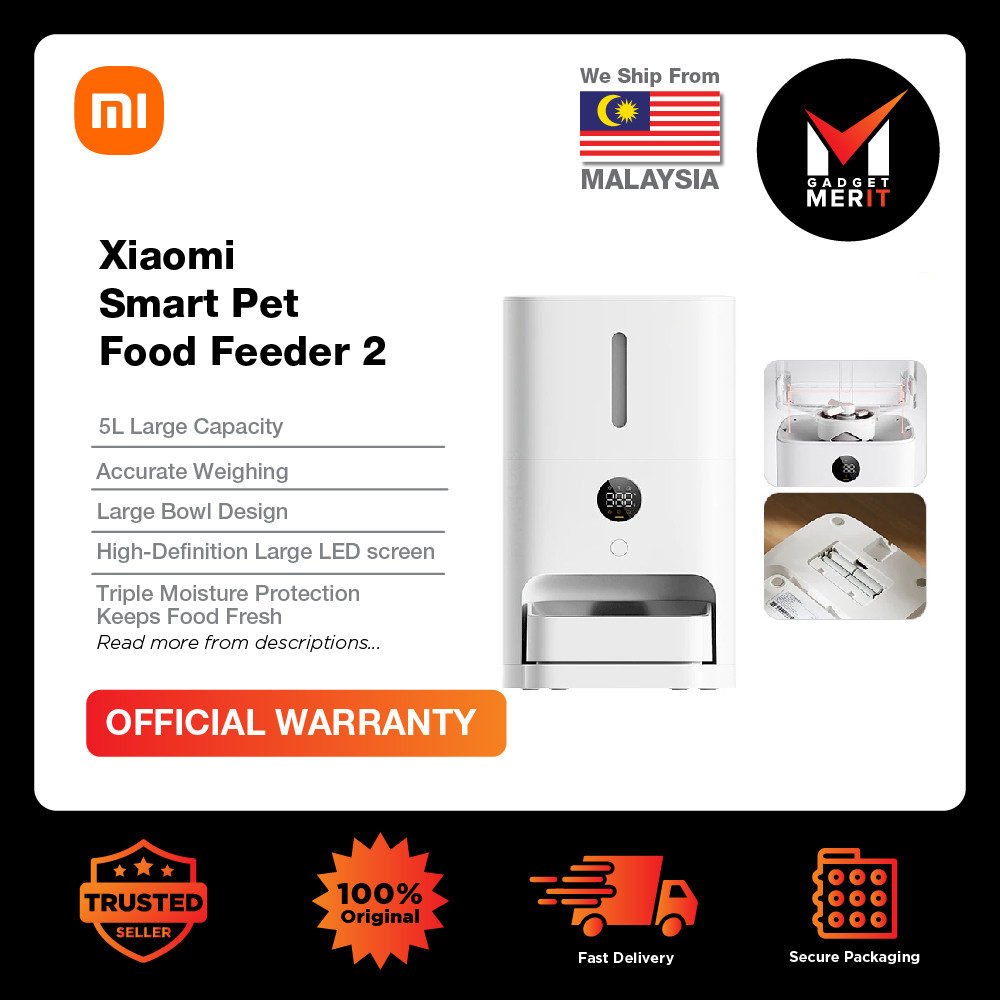 Xiaomi Smart Pet Food Feeder 2 - XMWSQ02 | Mi Malaysia Warranty | 5L ...