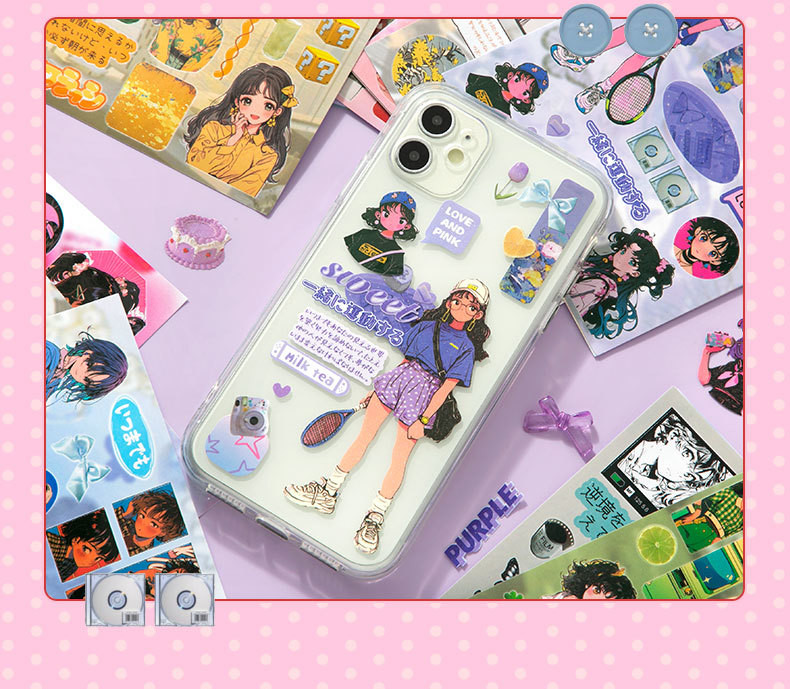 Japanese-Style / Sticker Collection Book / Die-Cut Stickers ...