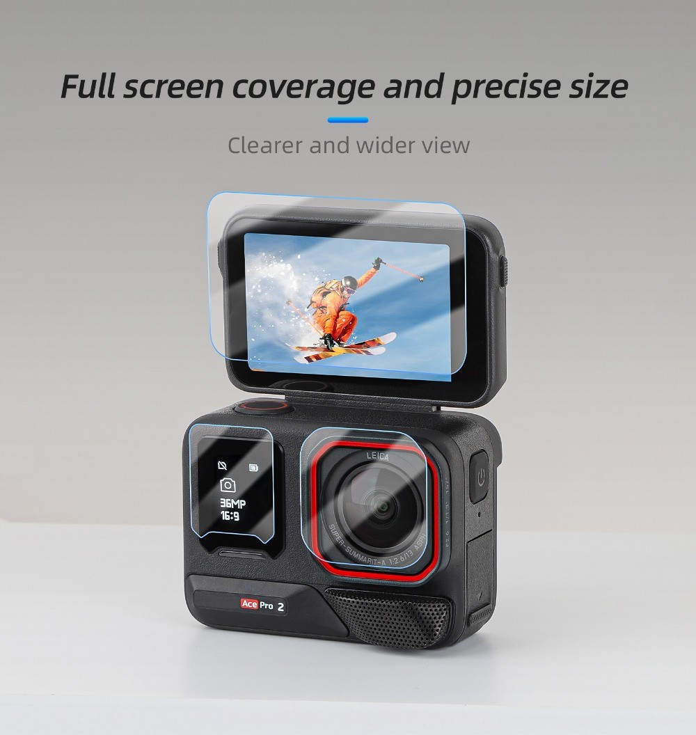 Sunnylife Insta360 Ace Pro 2 Tempered Film Accessories Protective Film ...