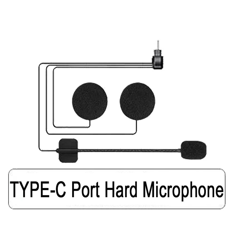 Motorcycle Helmet Bluetooth Headset Intercom Microphone Universal ...