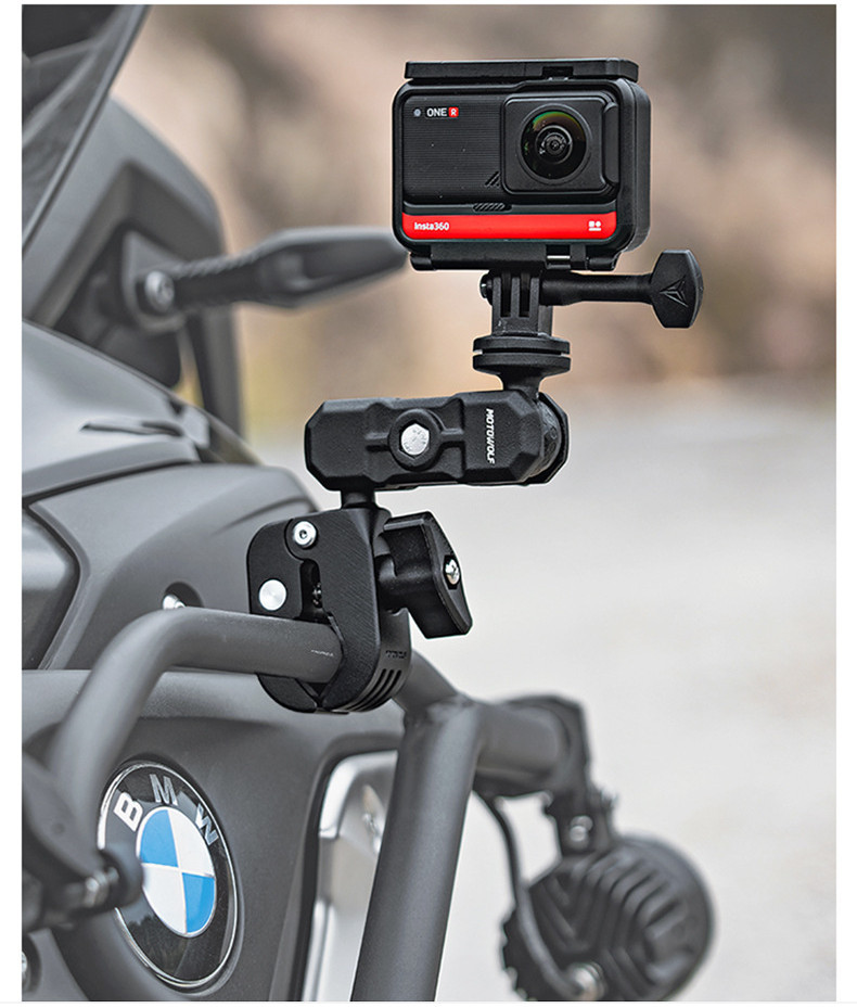 [NEW VERSION] - MOTOWOLF Aluminium Motorcycle Handlebar Clamp / U-Bolt ...