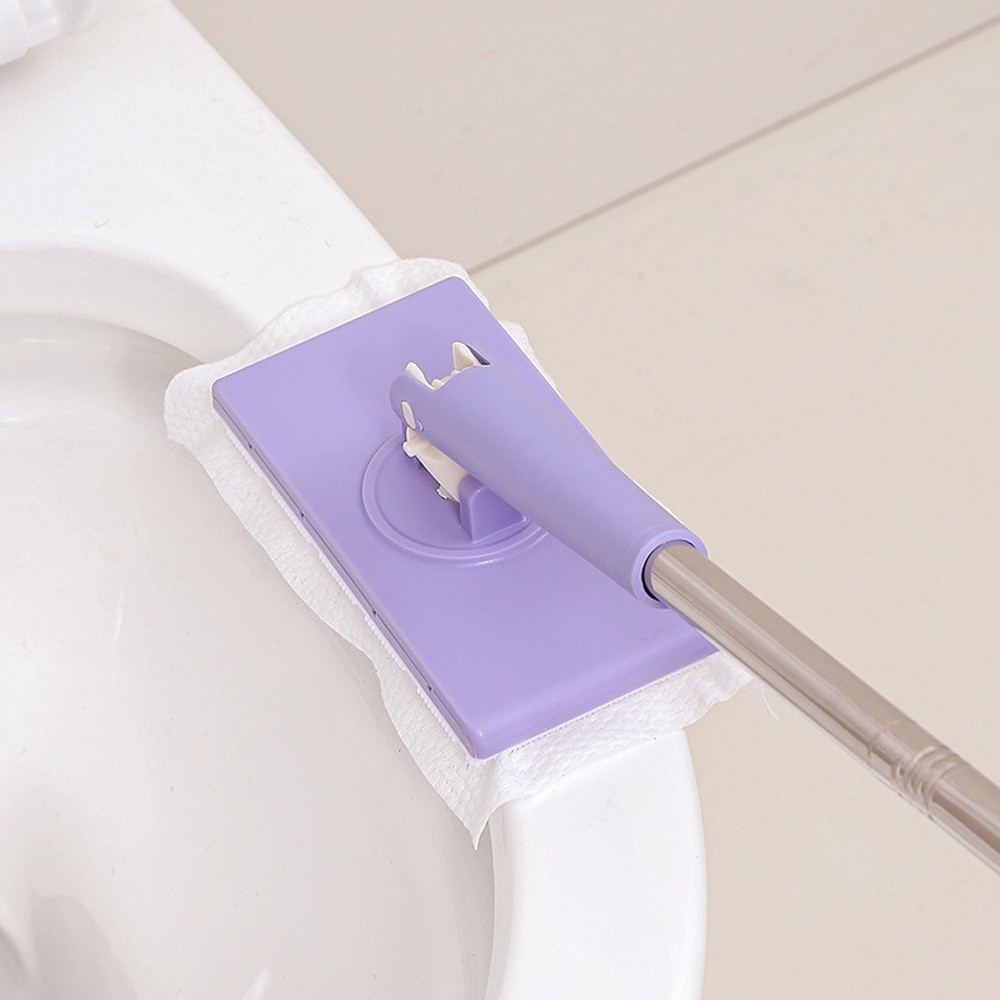 Easy Using Clip-on Type Fixed Replaceable Wet Wipes Cleaning Mop ...