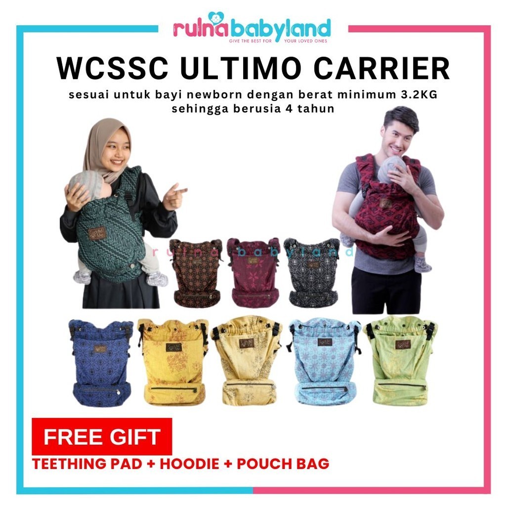 CUDDLE ME WCSSC ULTIMO ERGONOMIC BABY CARRIER WOVEN JACQUARD | Shopee ...