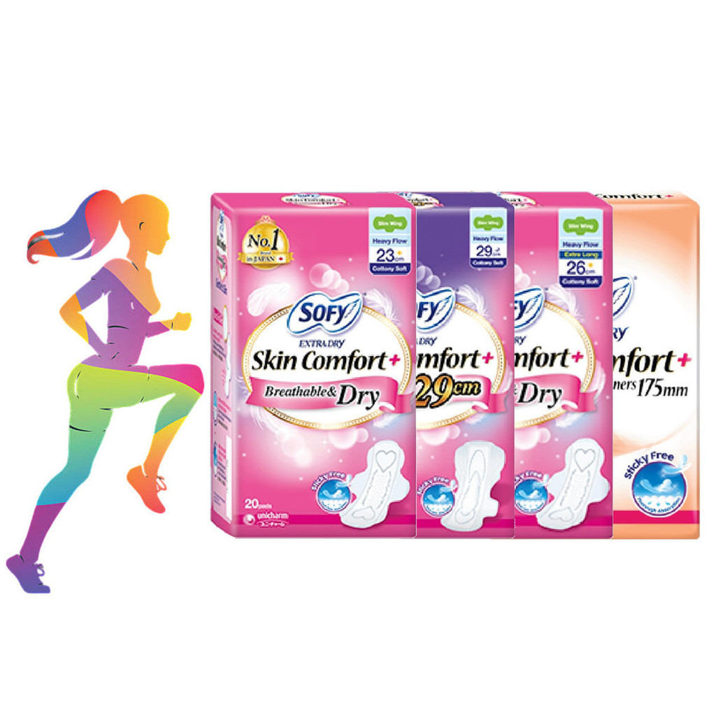 (FRESH BATCH) HM Sofy Extra Dry Skin Comfort Slim Wing Pad PantyLiner ...