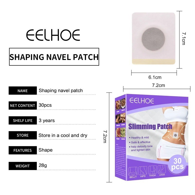 Fat Firming Navel Patch Flat Tummy Belly Waist Arm Slimming Leg ...