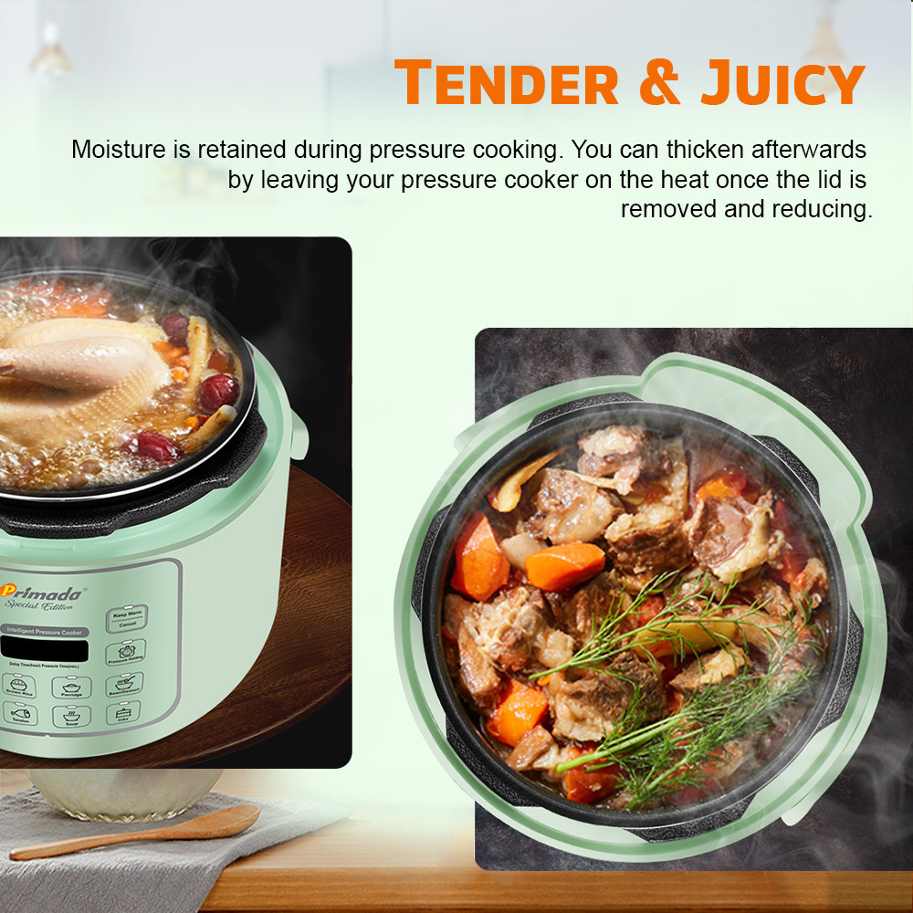 Primada Special Edition Intelligent Pressure Cooker MPC2550 Green ...