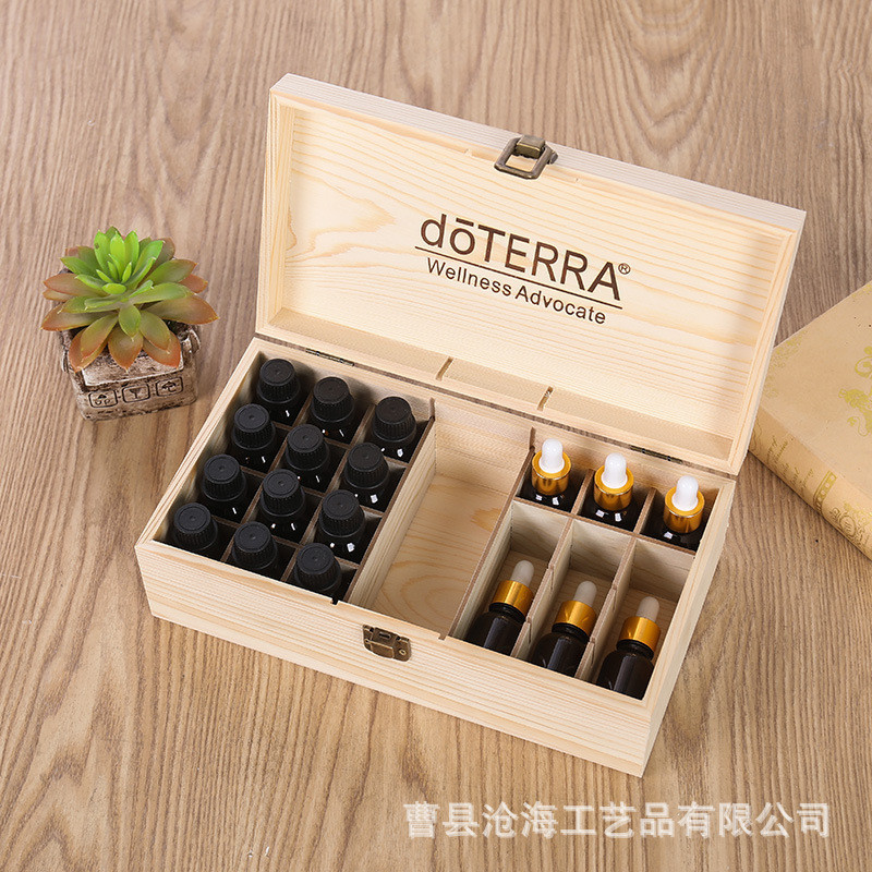 Doterra doterra Storage Wooden Box 25 Compartments Storage Box 24+1 ...