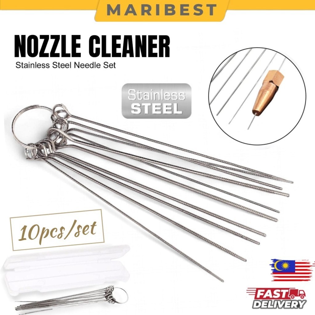 Cutting Nozzle Cleaner Torch Welding Nozzle Tip Jarum Nozzle Cleaner ...