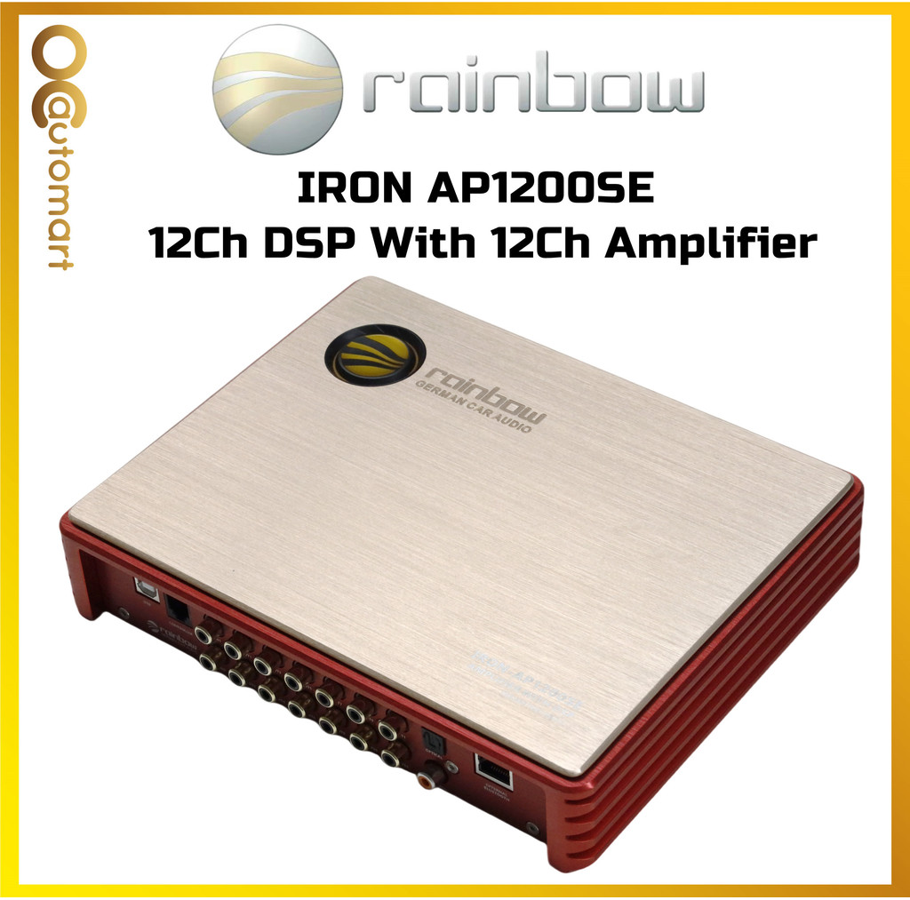 Rainbow Audio 12Ch DSP Iron Series Digital Signal processor 12 Channel ...