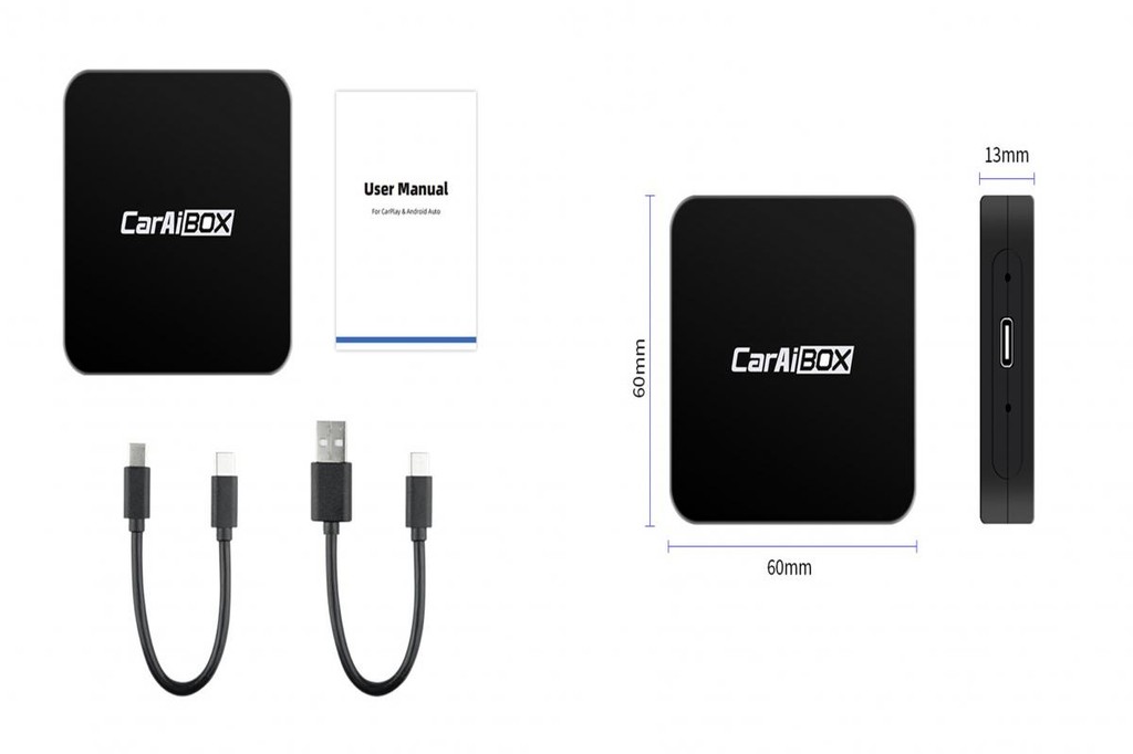 Car Conversion Box for Carplay Convert Wired for Android Auto to ...