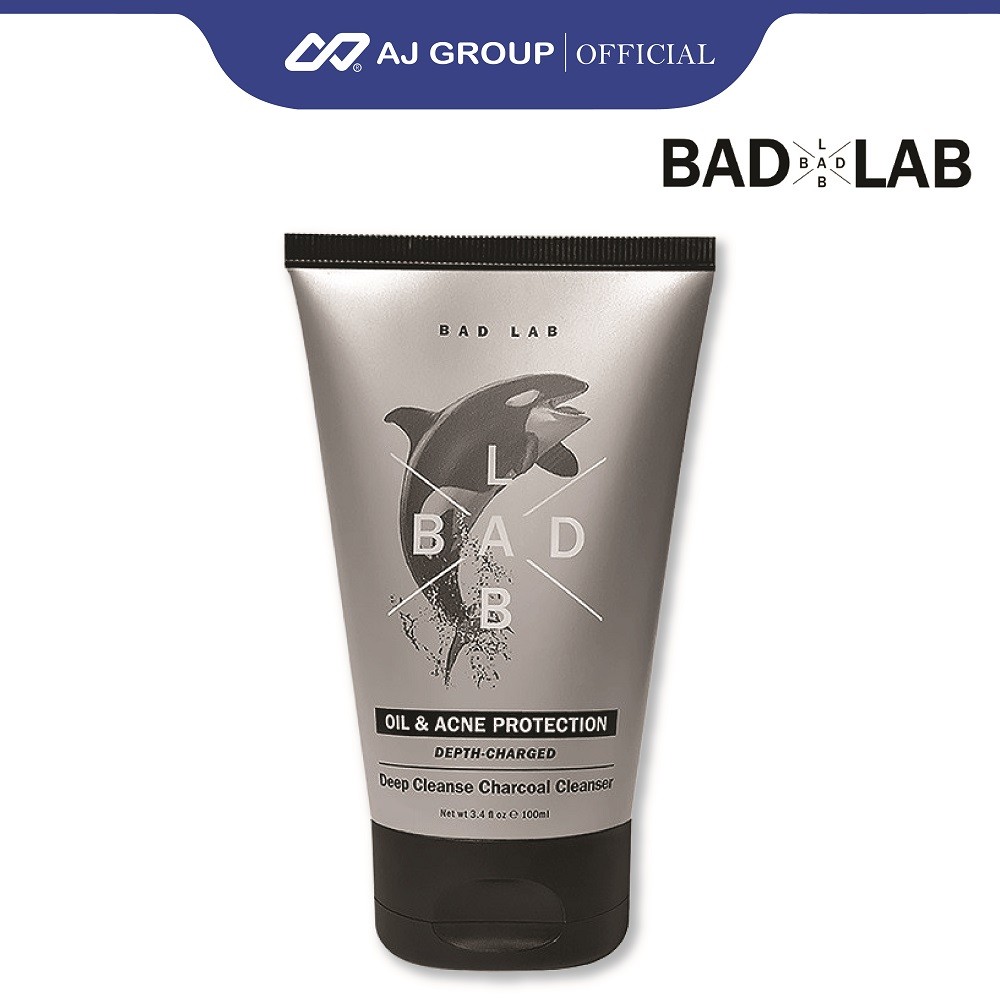 BAD LAB Depth Charged Deep Cleanse Charcoal Cleanser (100ml) | Shopee ...