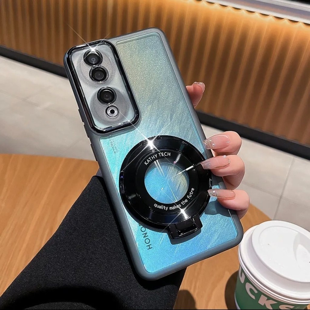 For VIVO X200 Pro X200pro Case Soft TPU Transparent with Ring Stand Magnetic Protective Back ...