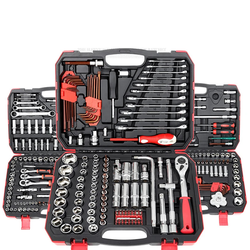 Auto Combination Tool Wrench Set Batch Head Ratchet Pawl Socket Spanner ...