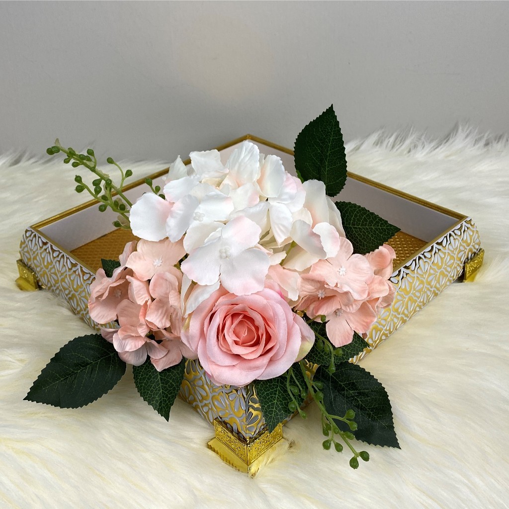 Bunga Hiasan Hantaran Siap Gubah Murah Bunga Hidden Dulang Hantaran ...