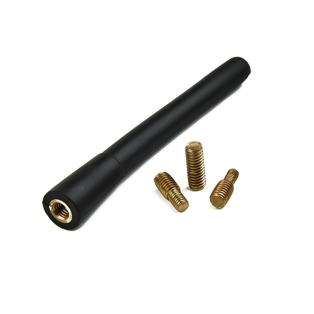 Car Auto 10cm Rubber Roof Short Rod Antenna Thread Adapter M5 M6 Radio ...