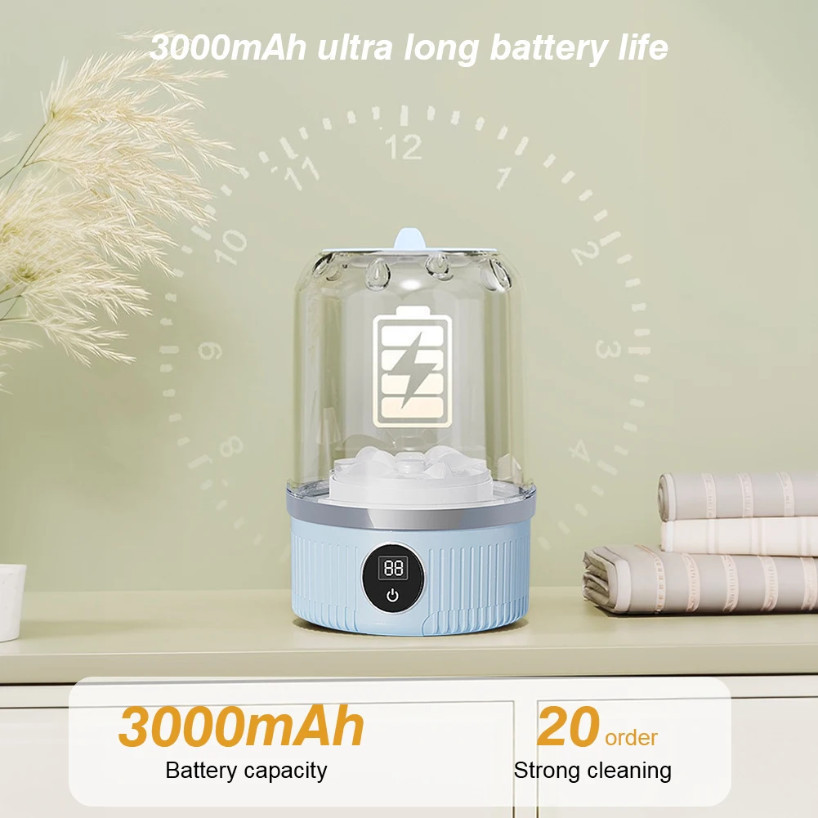 Wireless Laundry Cup Unplugged Portable Underwear Underwear Washing ...