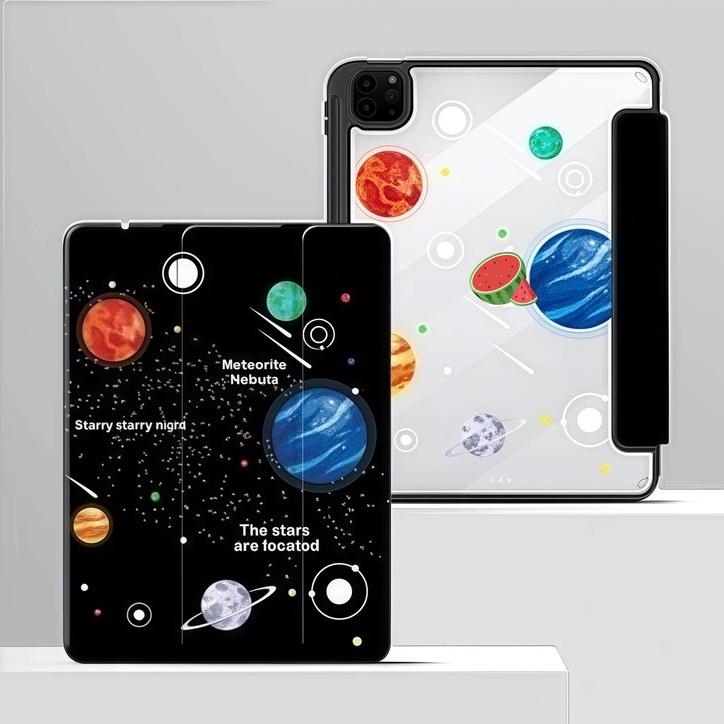 IPad Acrylic Painted Leather Case for IPad 9.7 10.2 10.5 10.9 Air 1 2 3 ...