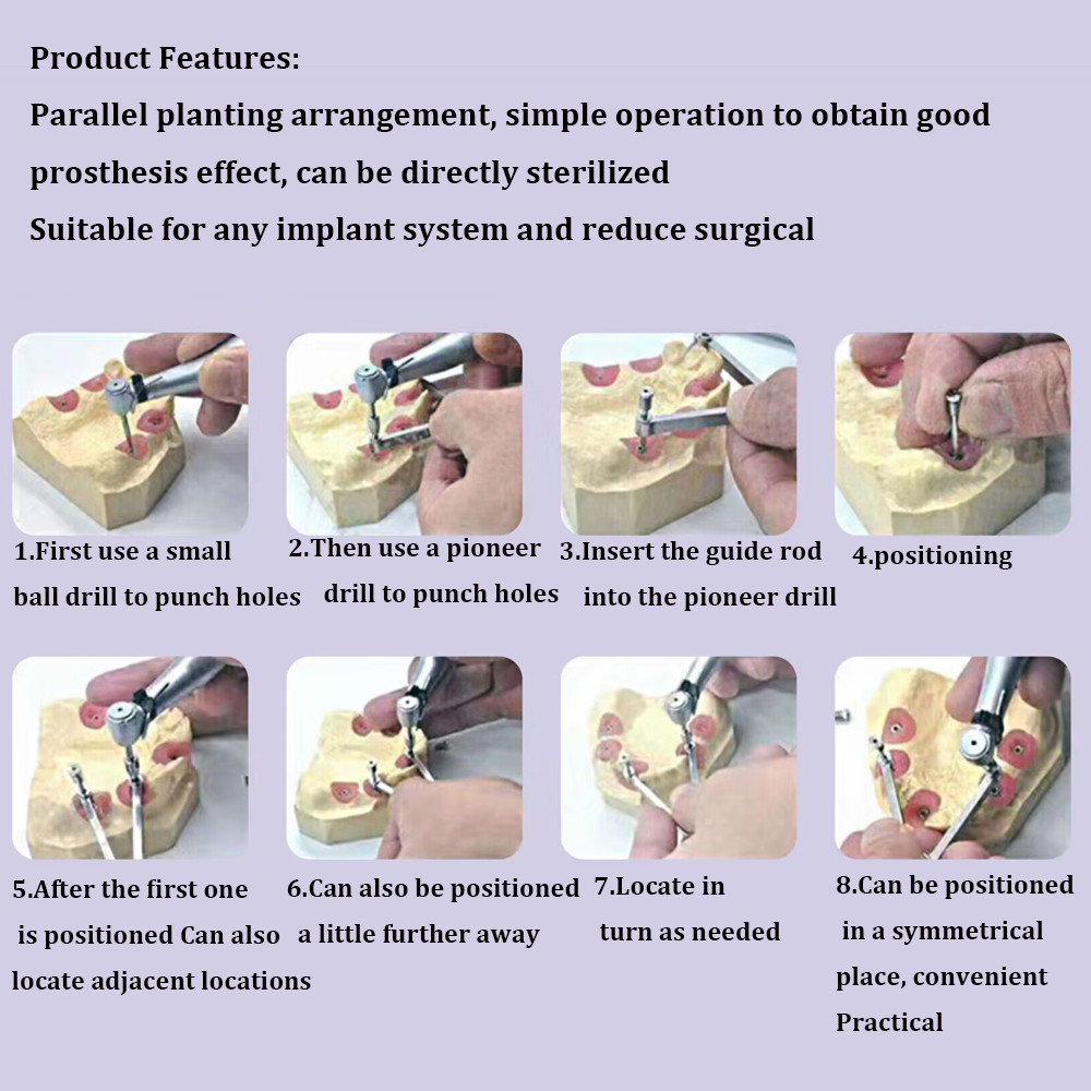 Dental Implant Guide Tool Oral Parallel Implant Para Drill Aid ...