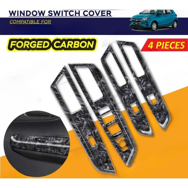 TOYOTA WIGO/AGYA 2023- 2025 Power Window Switch Panel Frame Cover ...