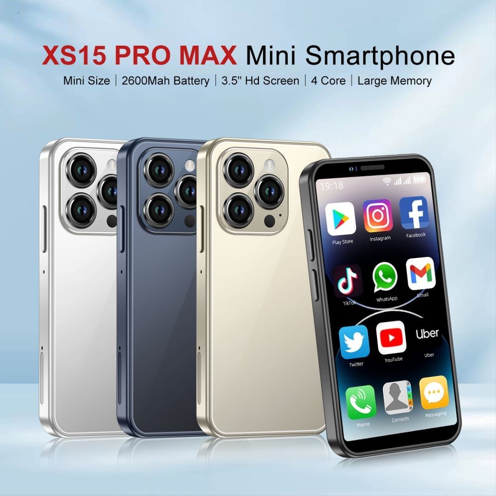 XS15 Pro Max Mini Android Smartphone 3G/4G Network 3GB RAM 64GB ROM 3.5 ...