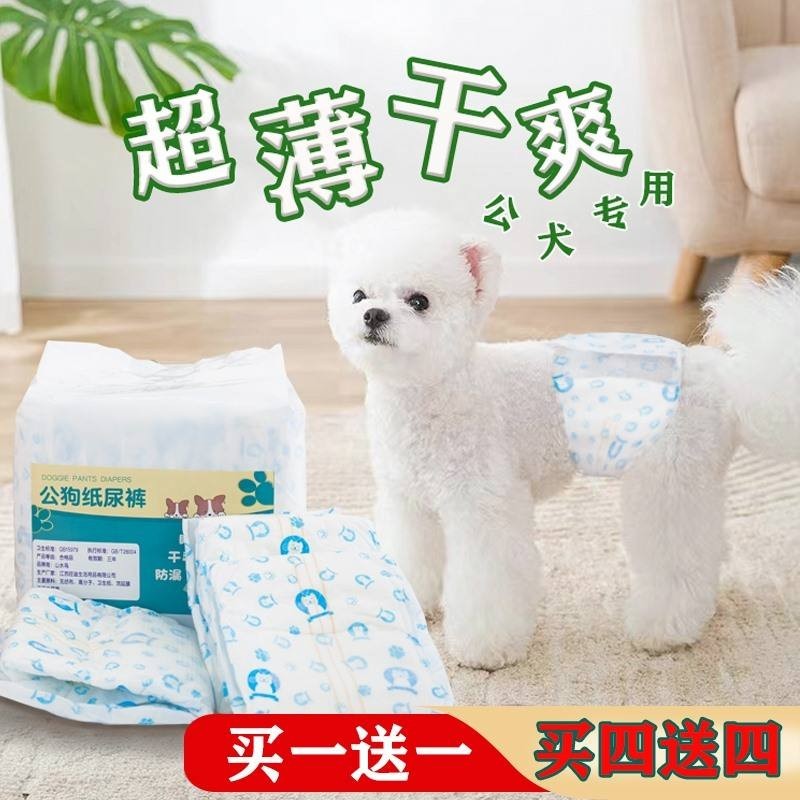 Dog Diapers Male Dogs Dedicated Teddy Diapers Male Dogs Courtesy with ...