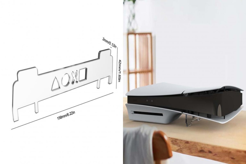 Space-saving Stand Horizontal Console Stand Ps5 Slim Console Stand ...