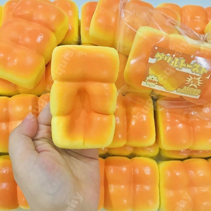 Sugar Squishy Parker House Rolls Slow Rising Squishy | Shopee Malaysia