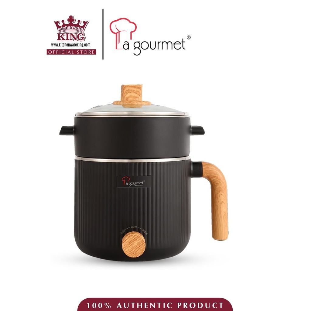 La gourmet Multi Cooker 1.2L Coal Black | Shopee Malaysia