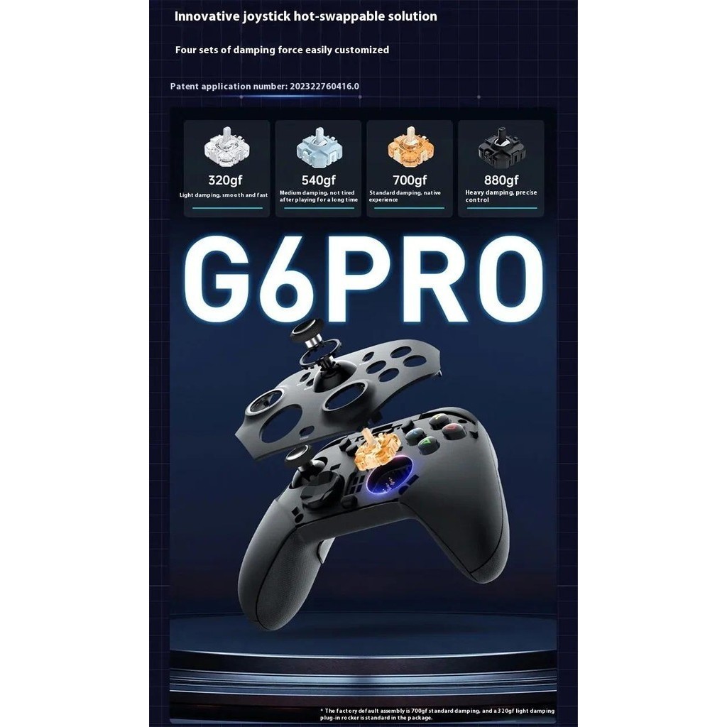 Machenike G6 Pro Wireless Bluetooth 2.4g Gamepads With Hall Rocker Six ...