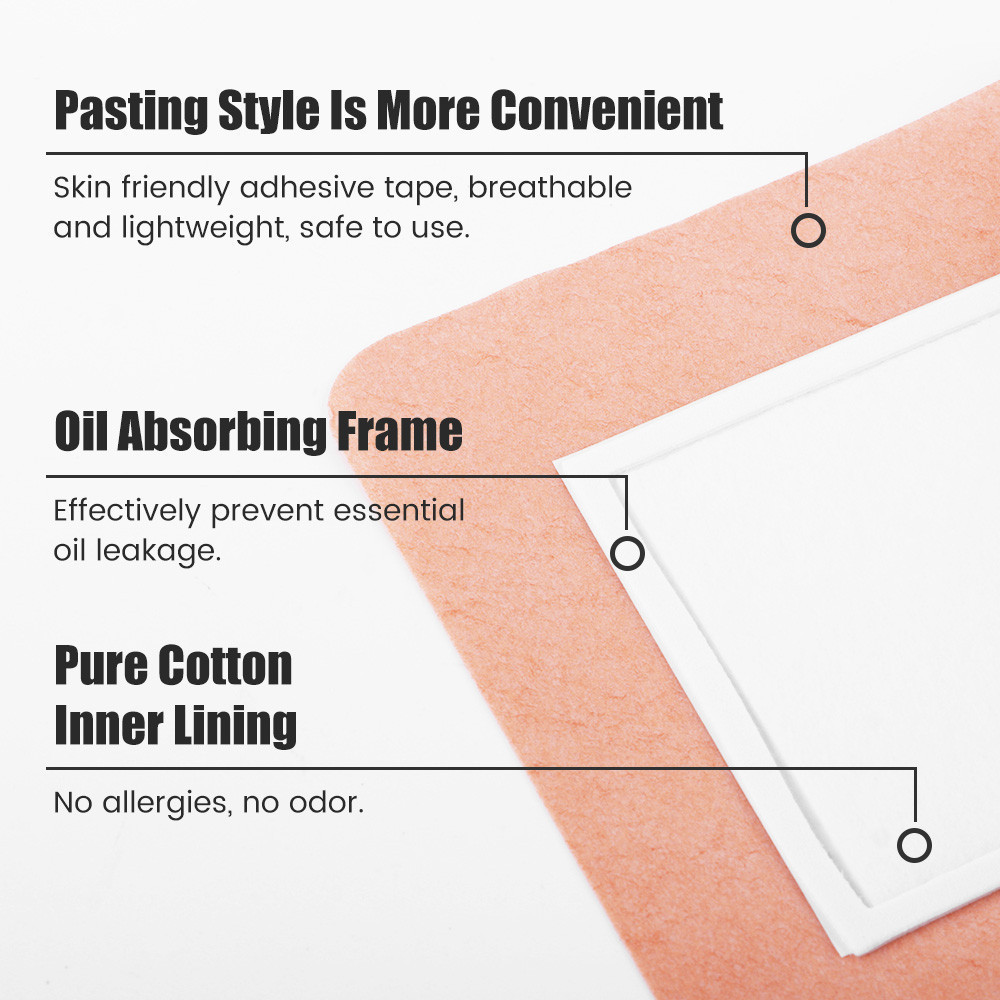 Salorie Castor Oil Pack Sticker Organic Cotton Oil Patch Hand Leg Neck ...