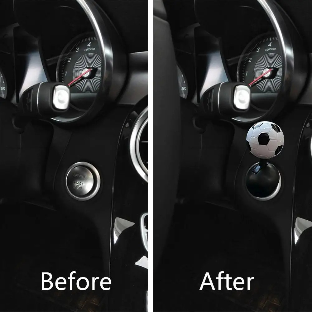 6pcs Car Push To Start Button Rocker Lever Engine Start Stop Button ABS ...