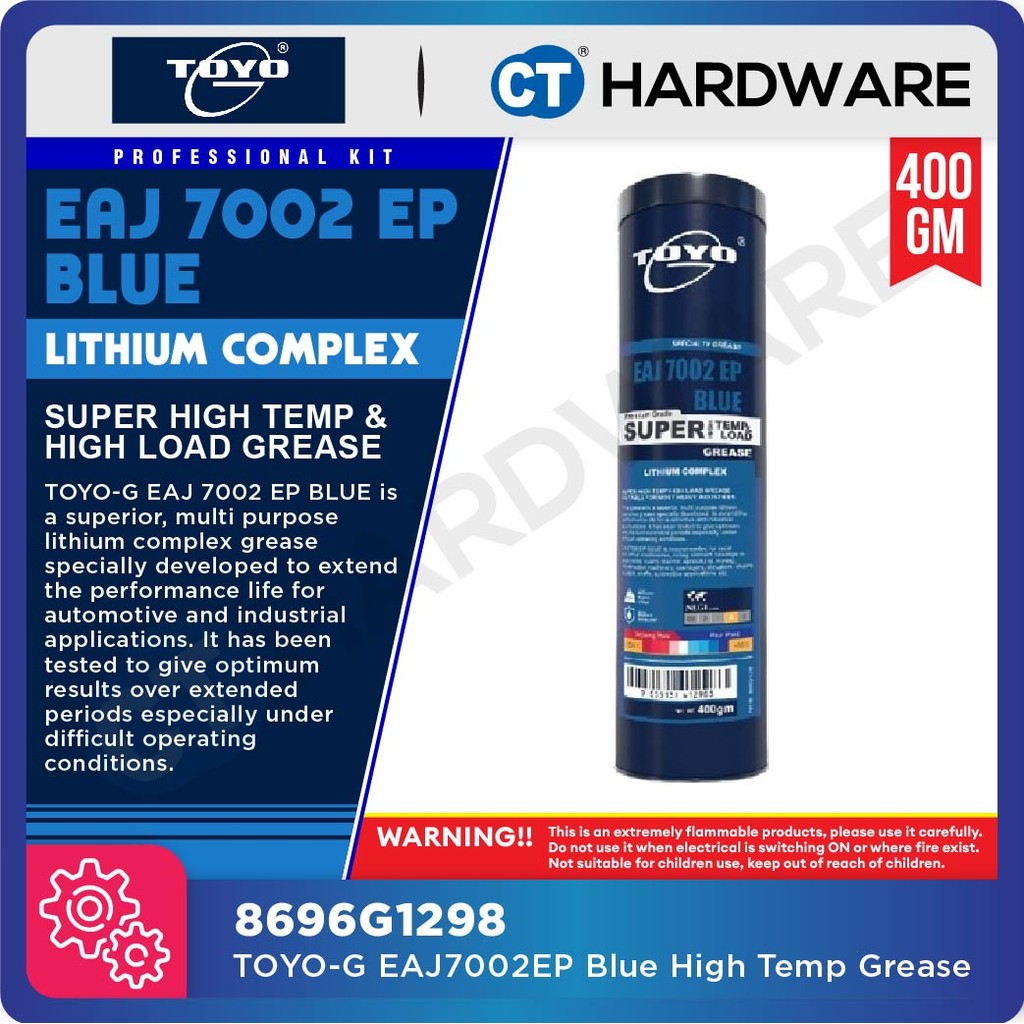 TOYO-G EAJ 7002 EP Blue NLGI2 High Temperature Lithium Complex EP ...