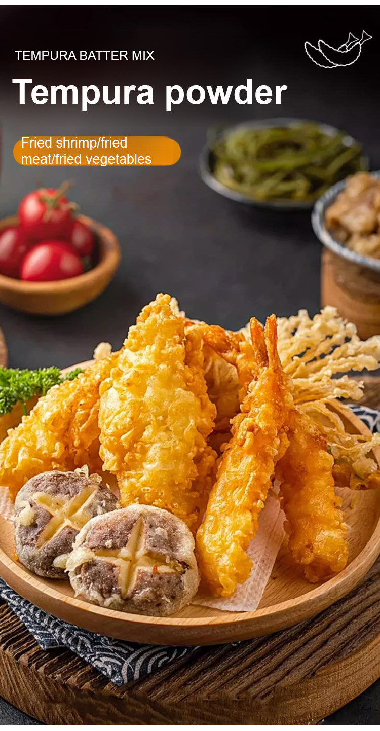 Tempura Powder Fried Powder/Tamagoyaki/Vegetable Crispy Fried Shrimp ...