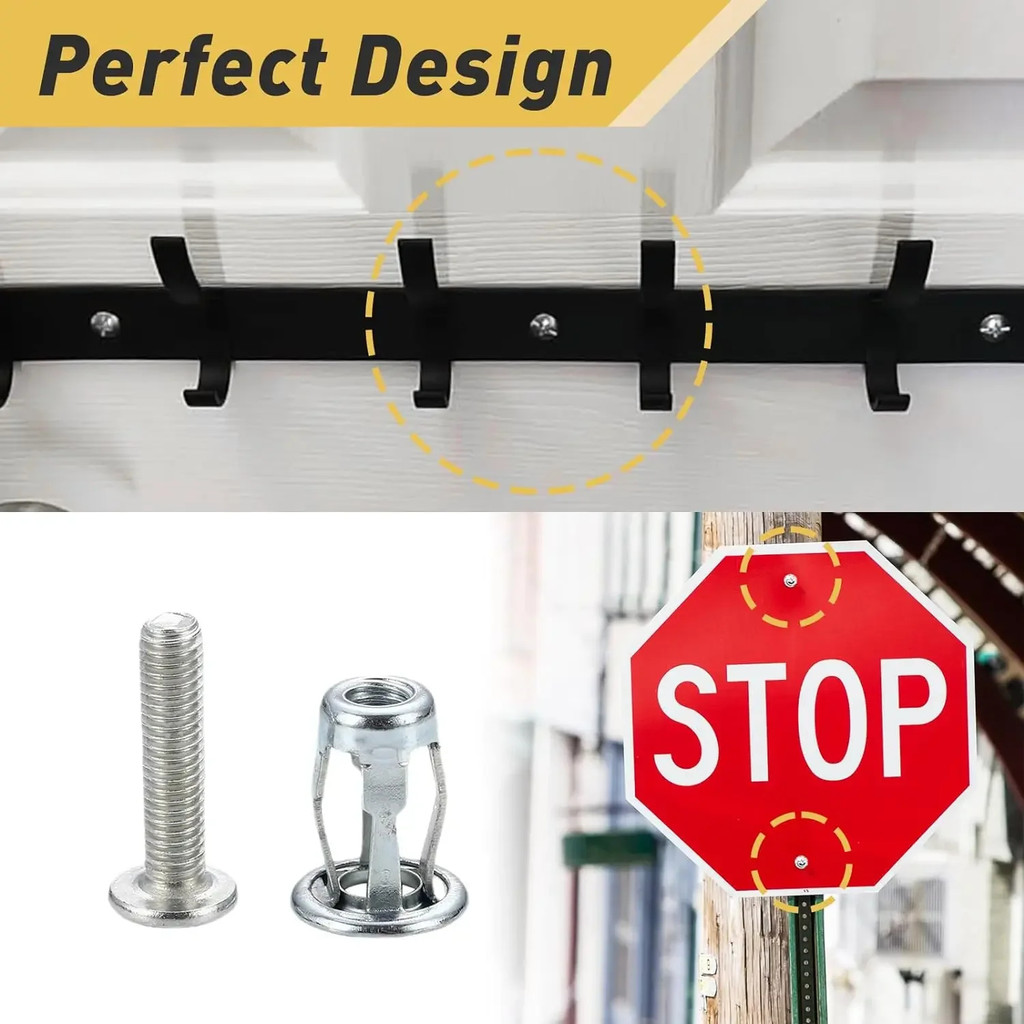 M4 M5 M6 Petal Shape Rivet Nut Screw Bolt Kit - Jack Nuts Screw ...