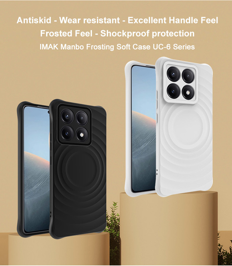 For Xiaomi 14T 5G Case IMAK UC-6 Series Frosting Soft Case For Xiaomi ...