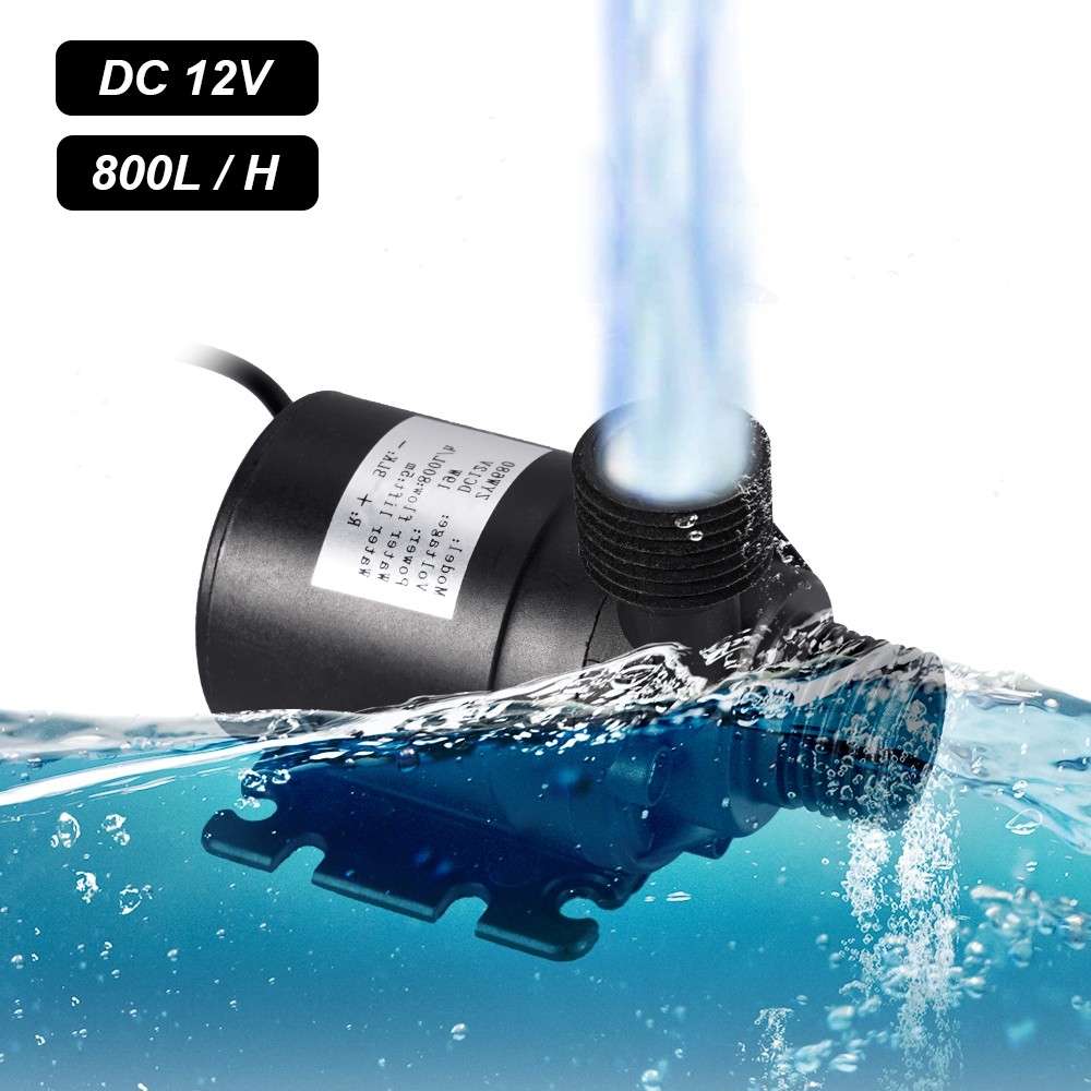 800L/H 100w solar ultra quiet water pump submersible motor 10A ...